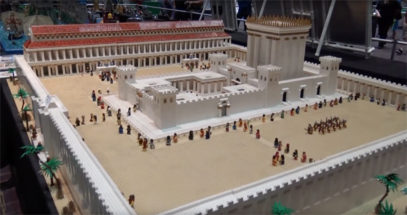 A Temple Mount model made of Lego bricks – Ritmeyer Archaeological Design