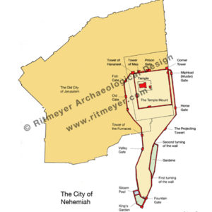 Jerusalem in the time of Nehemiah – Ritmeyer Archaeological Design