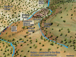 Salem – Jerusalem in the time of Melchizedek (annotated) – Ritmeyer ...