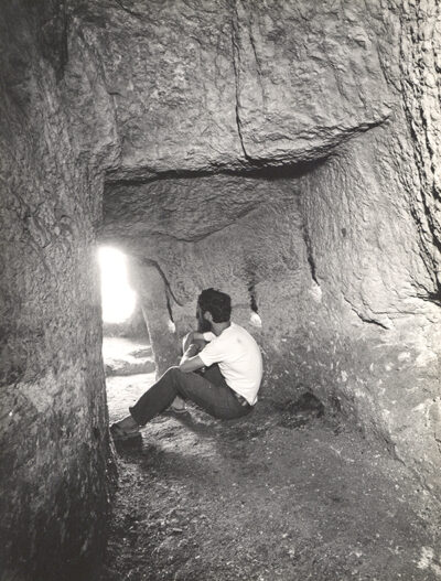 “Here, in this carved-out place, stood the Ark of the Covenant ...