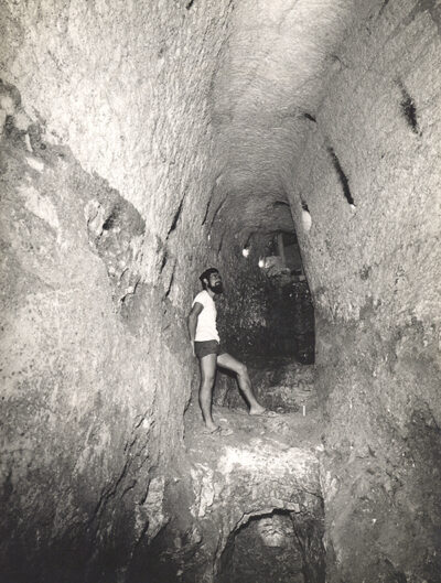 “Here, in this carved-out place, stood the Ark of the Covenant ...