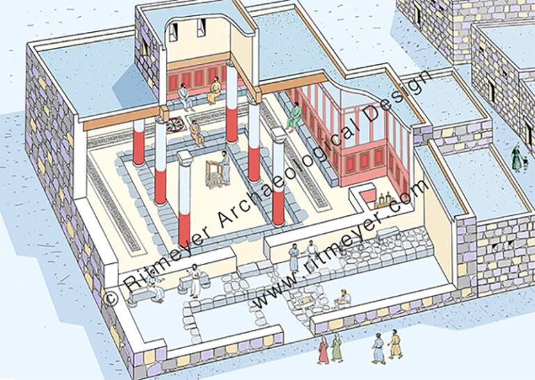 A reconstruction of the Magdala Synagogue – Ritmeyer Archaeological Design