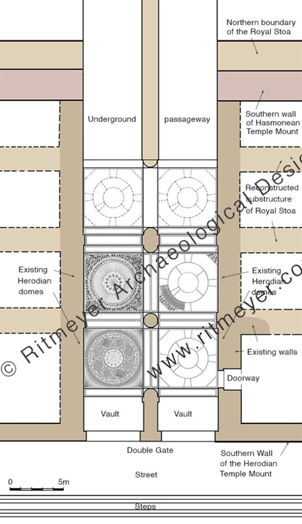 Double Gate Passageway Plan – Ritmeyer Archaeological Design